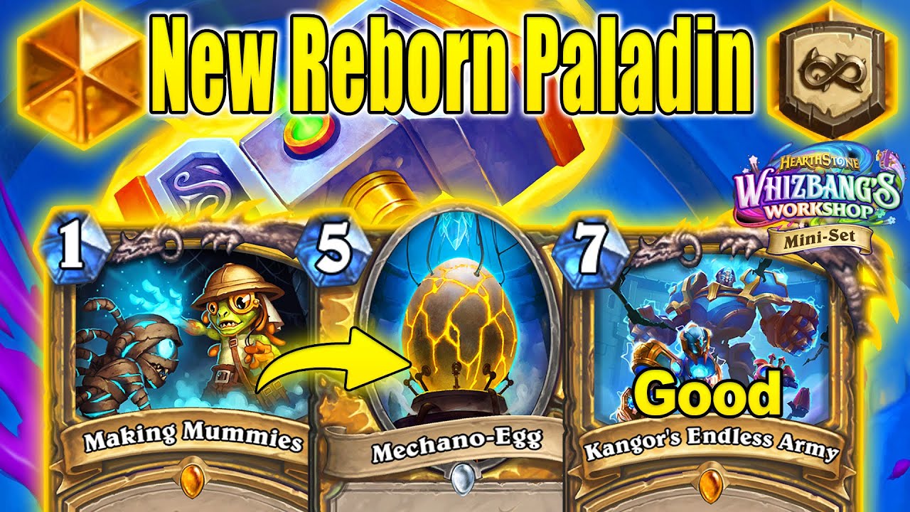 I Made A New Reborn Quest Paladin Deck That's Very Cool! Whizbang's ...