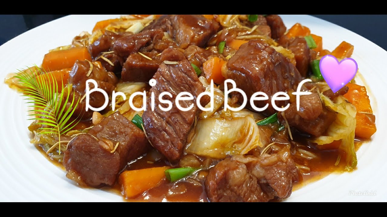 Delicious Braised Beef Recipe (Pan-Cooked) 😋 - YouTube