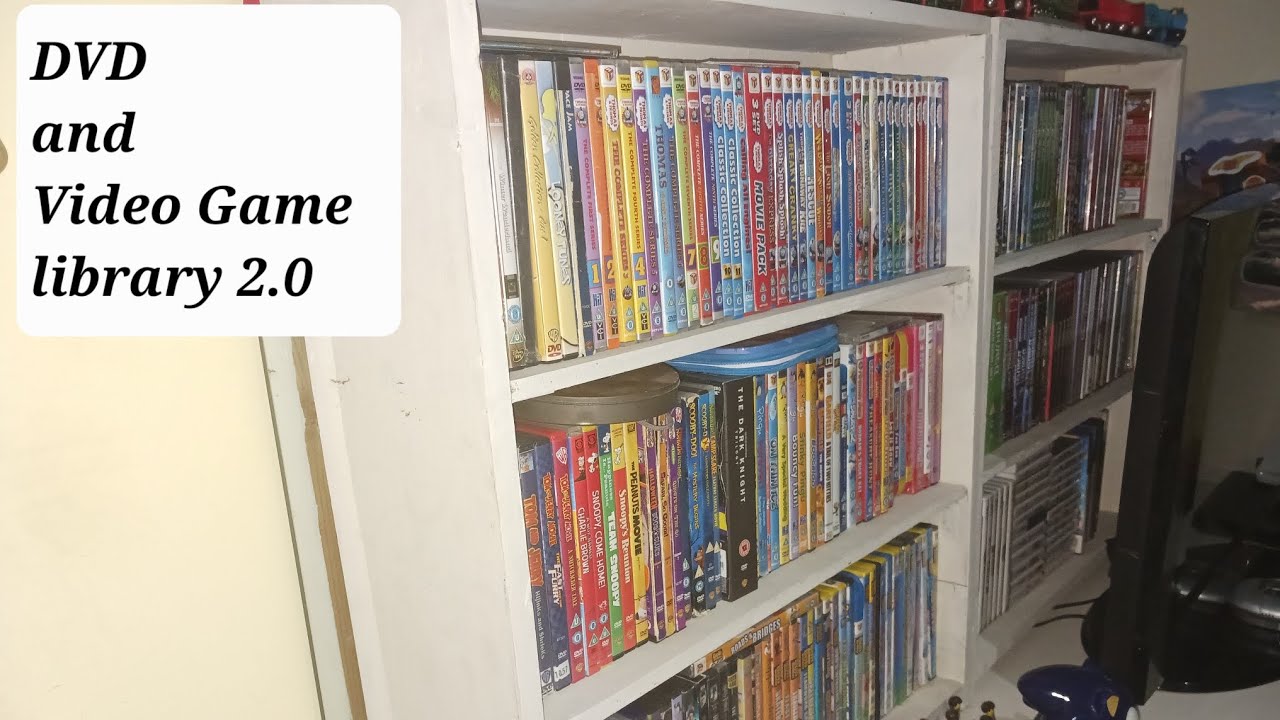 DVD and Video Game library 2.0 - YouTube