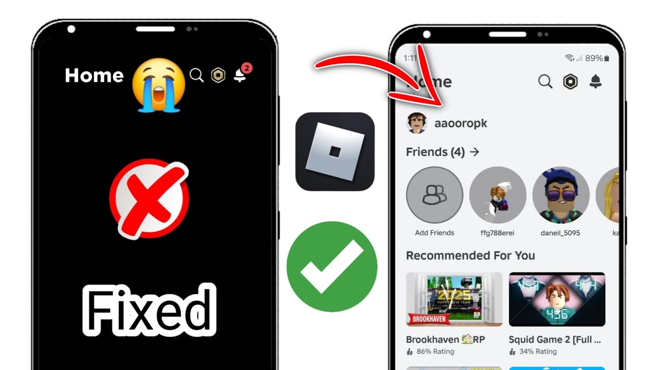 How to fix black screen in Roblox Mobile (Tutorial to fix Roblox black ...