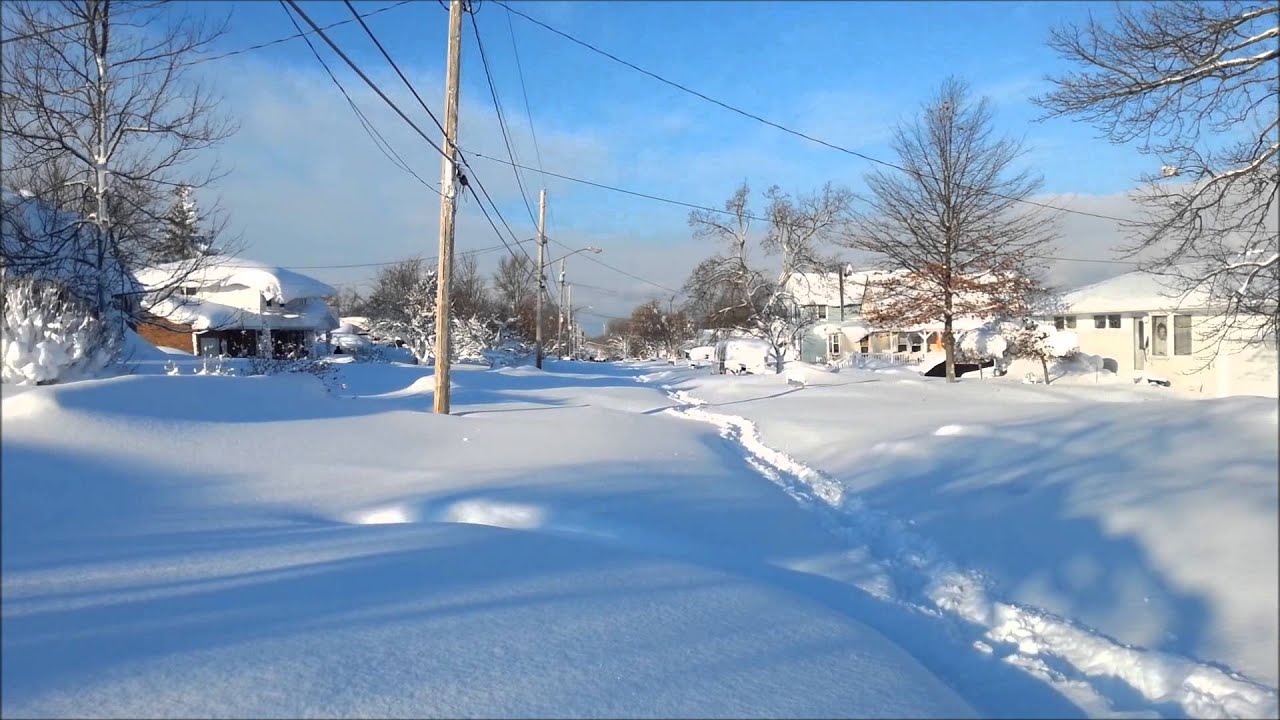 11/19/14 Blizzard in Buffalo NY (Morning After) - YouTube
