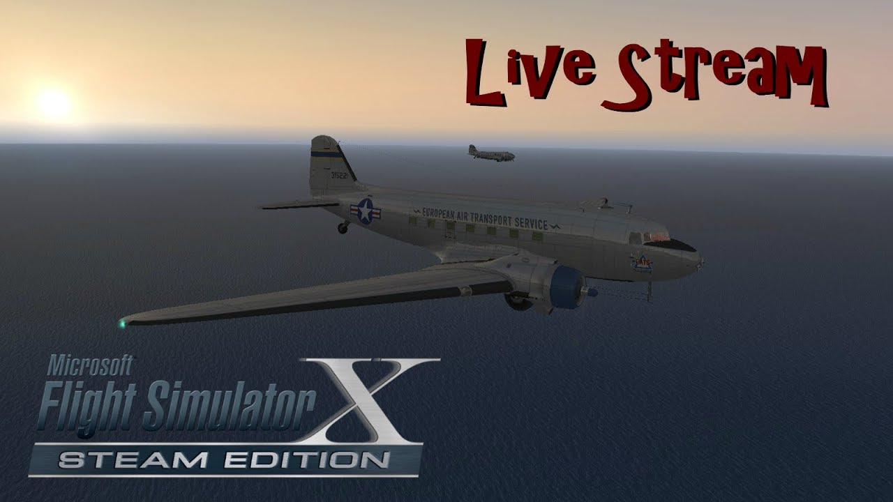 FSX | ZBAA- ZBHH | Manfred Jahn's C-47 | Flying with the Monkeys! - YouTube