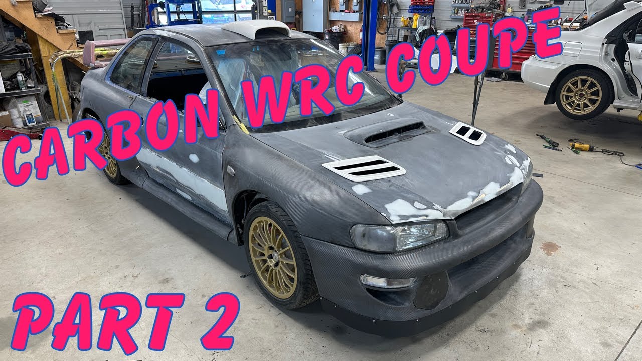 Subaru Wrc Coupe Tribute - Wide Body Install - Aerosim - Part 2 - YouTube