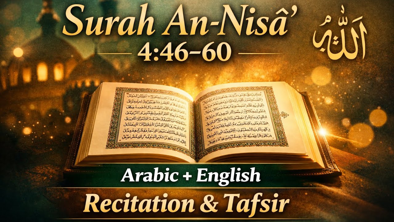 Surah An-Nisāʾ Ayat 46–60 | Quran Recitation with Arabic & English ...