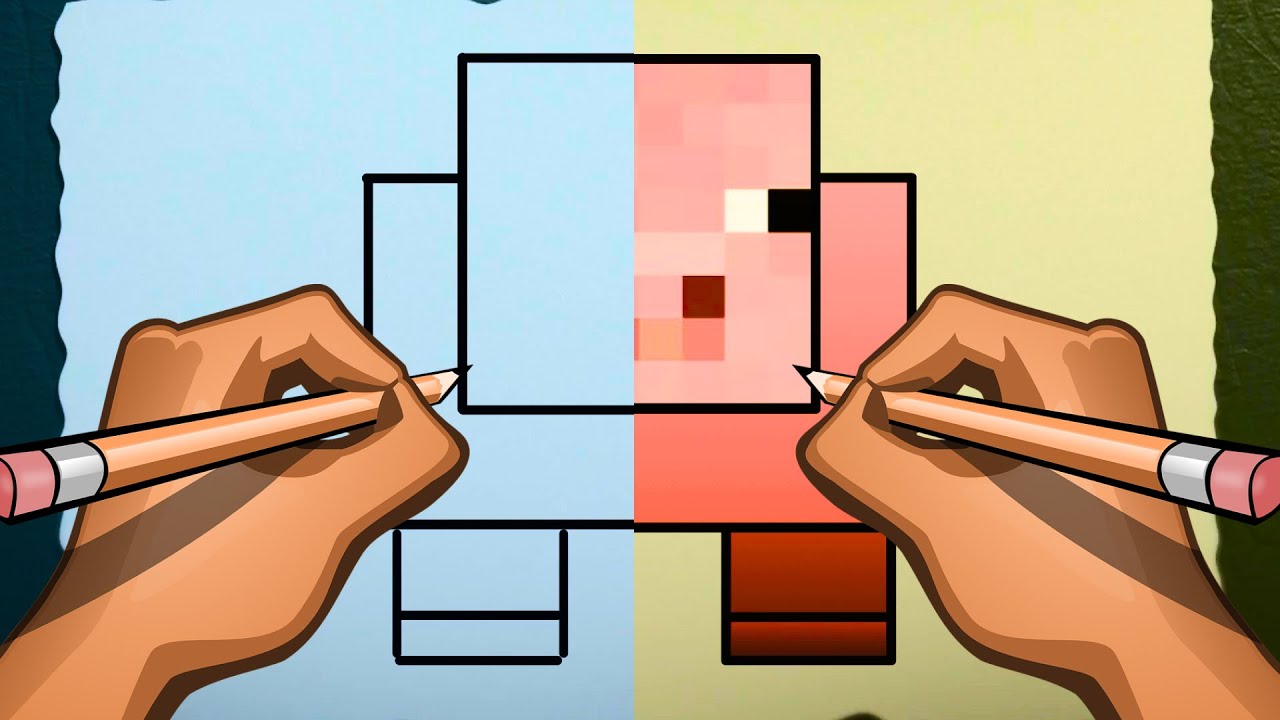 How to Draw a Minecraft Pig: Master the Art of Creating Minecraft ...