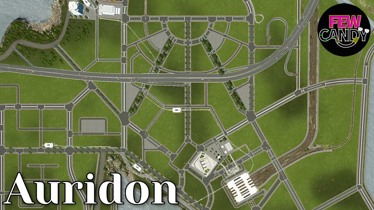 How to Start an Interesting Downtown Road Network in Cities Skylines ...
