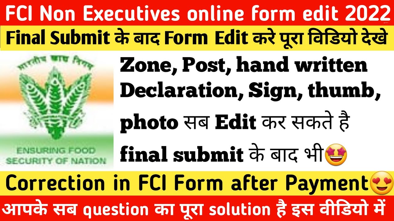 How to edit Zone, Post, Declaration, Sign, Thumb and other details after Payment submit ...