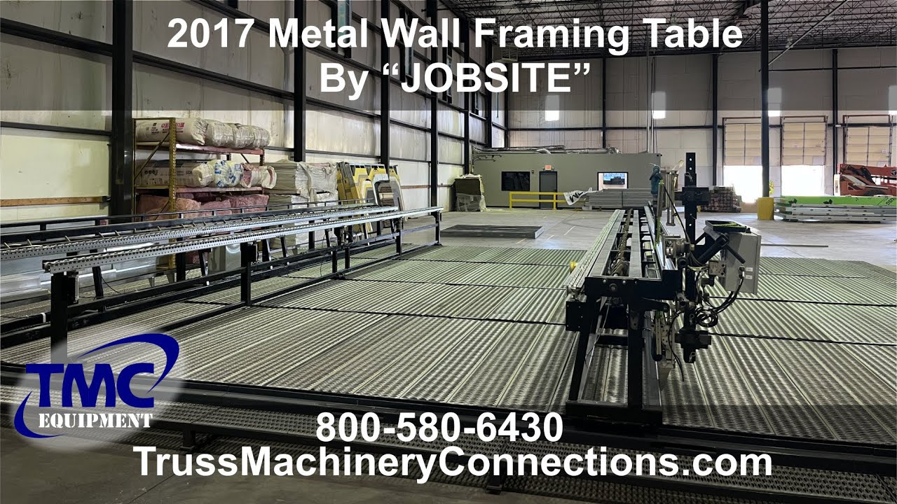 Jobsite Metal Framing Table - For Sale - YouTube