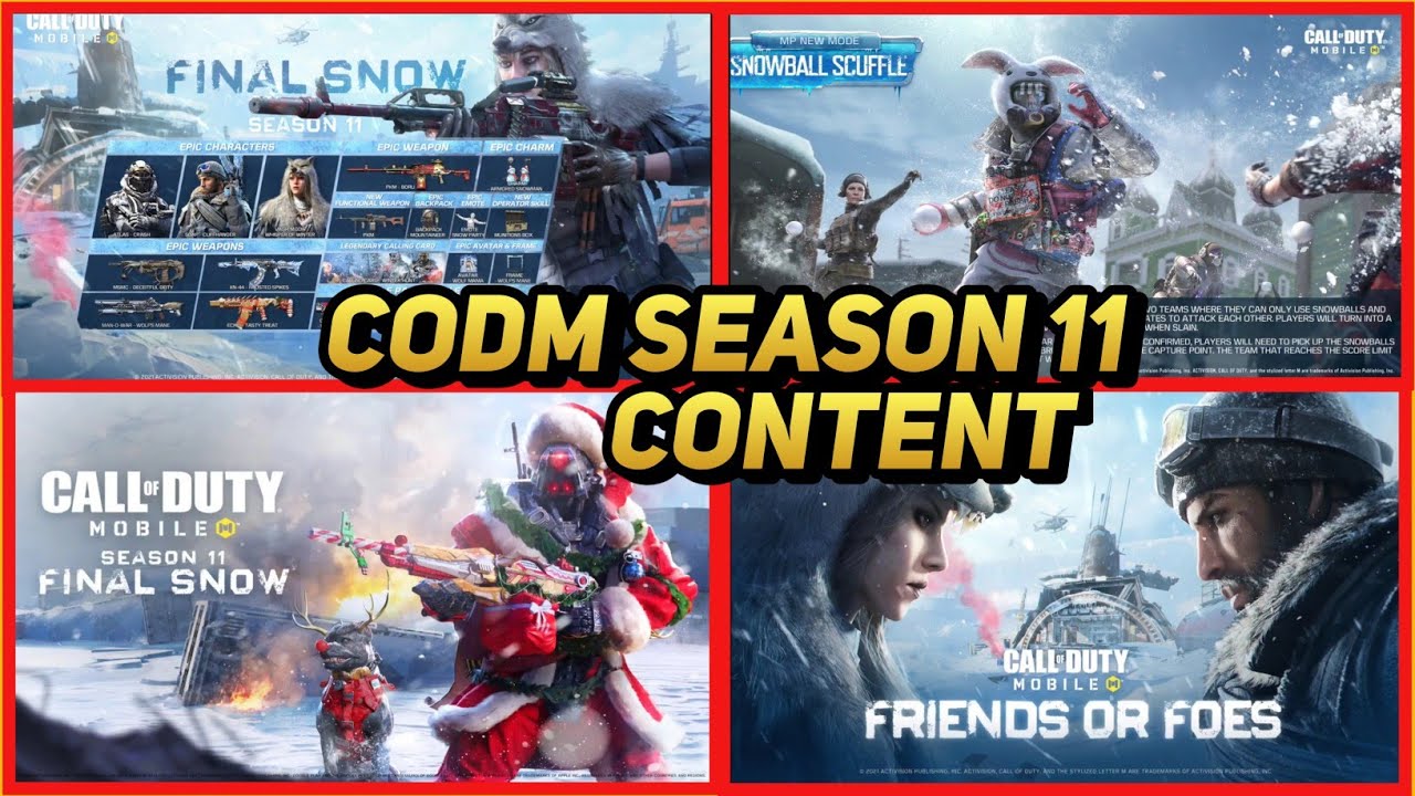 Season 11 Battle Pass, Lucky Draw & Events CODM | season 11 leaks codm ...