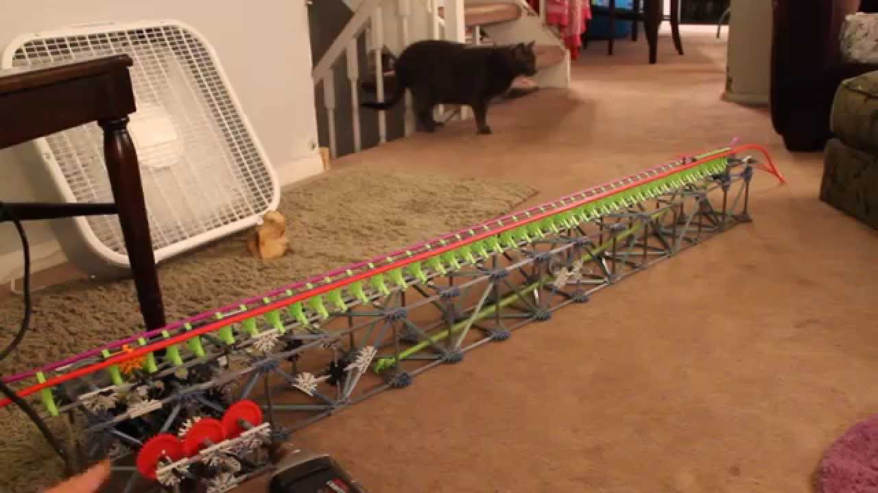 Spaghetti Bowl Coaster Launch Test - YouTube