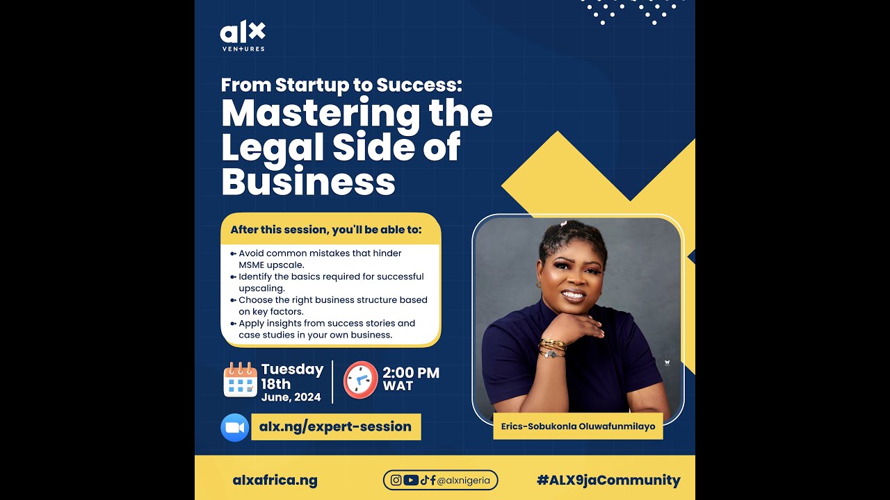 Your Essential Guide to Mastering the legal side of business | ALX ...