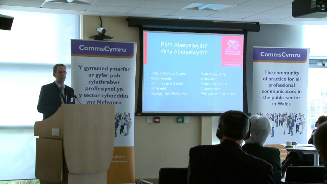 CommsCymru Autumn Conference 2013 Aberystwyth - Regeneration Steffan ...