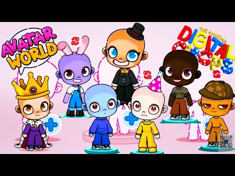 I CREATED THE MALE CHARACTERS FROM THE AMAZING DIGITAL CIRCUS AVATAR ...