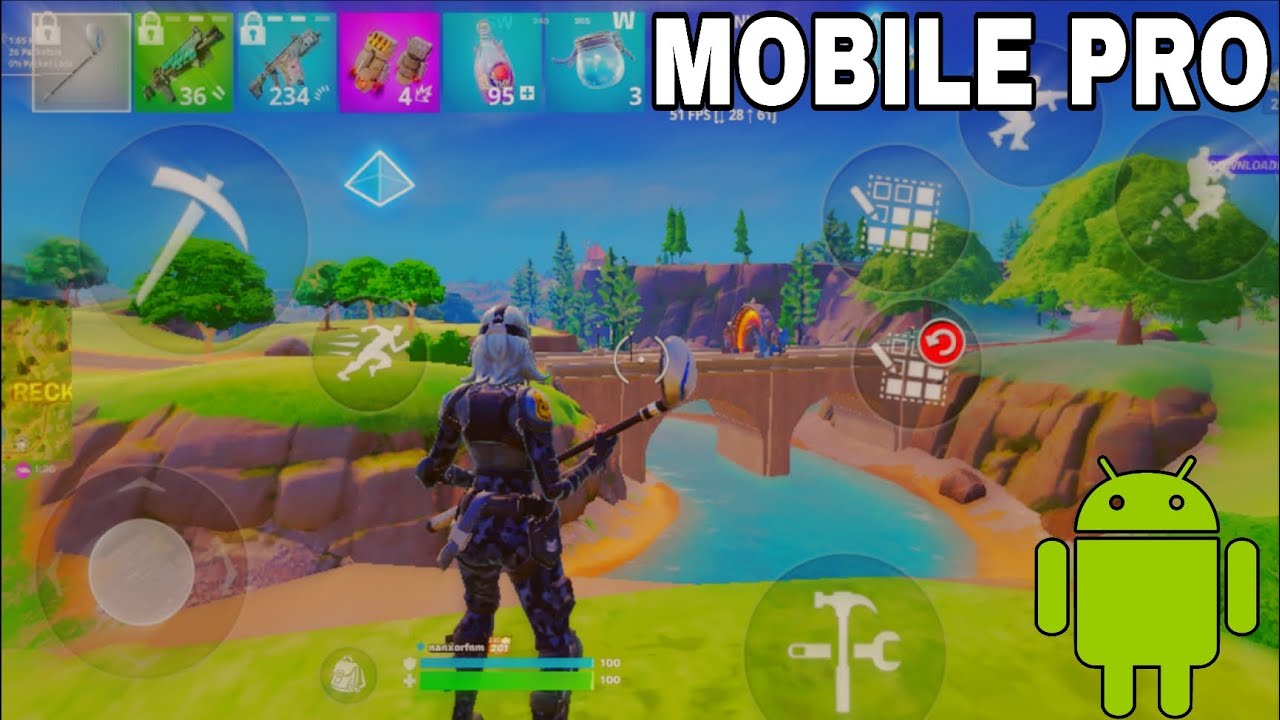 Fortnite Mobile 60 FPS Gameplay - Destroying PC Players | Fortnite ...