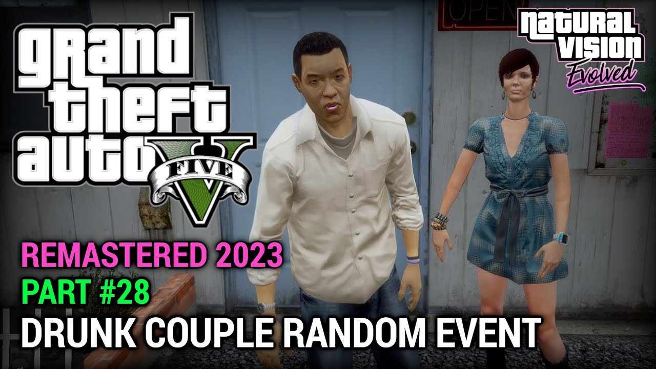 GTA 5 NVE 100% Gameplay Walkthrough Part 28 - Drunk Drivers #2 (Drunk ...