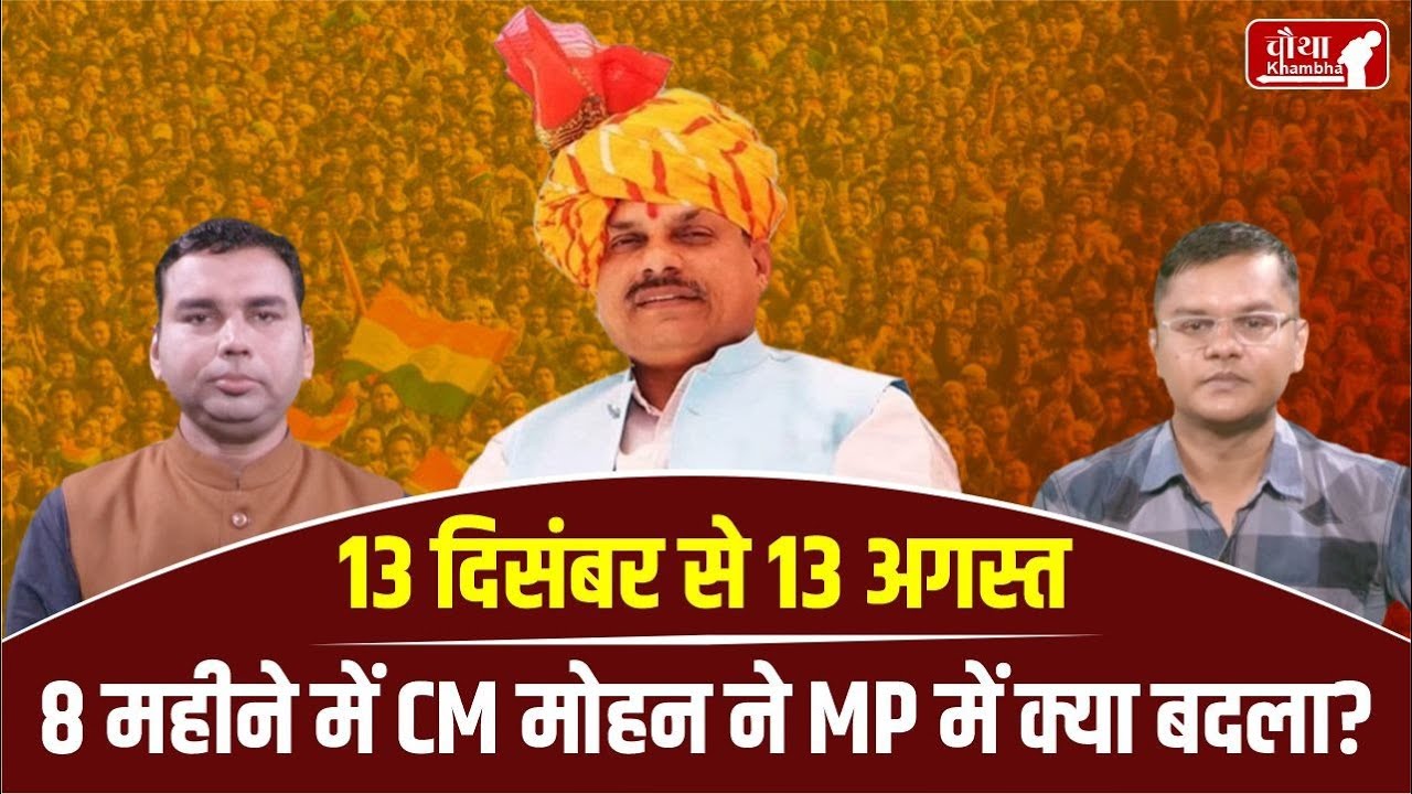 जानिए कैसा रहा MP CM का 8 महीने का कार्यकाल। CM Mohan Yadav। MP BJP ...