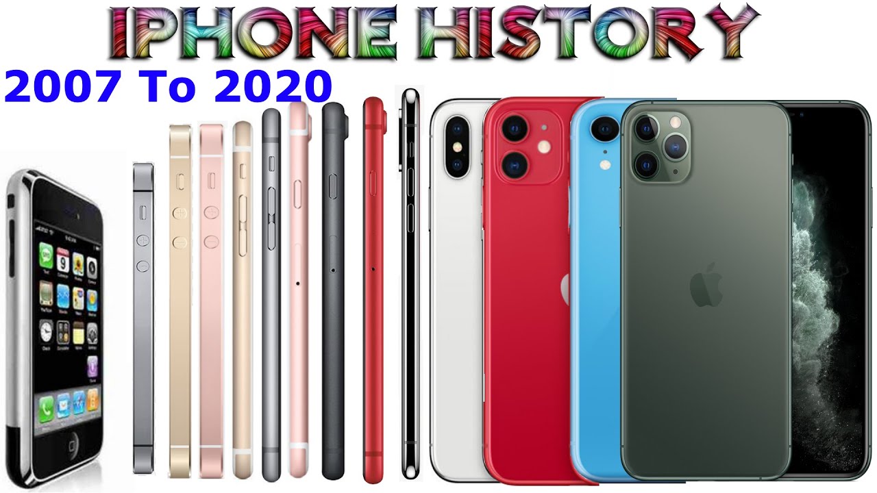 History of the iPhone || All Apple Iphone 2007 to 2020 - YouTube