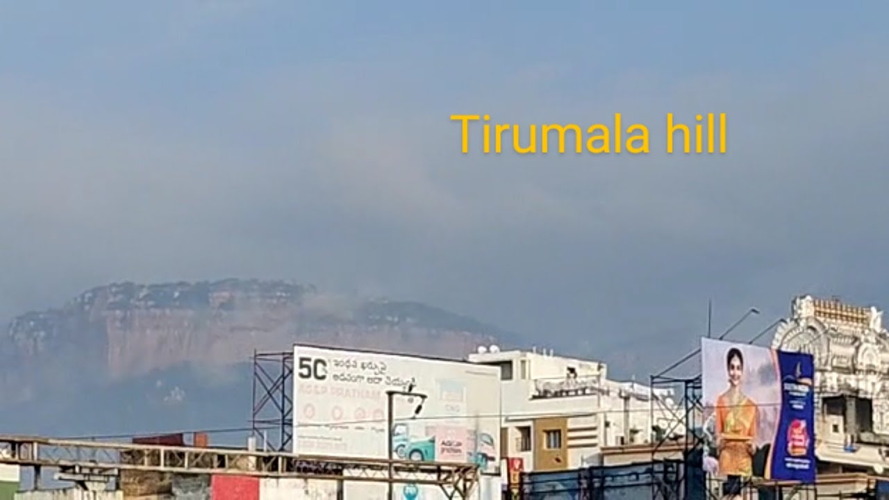 tirumala hill view from train.#tirumala #balaji @BubuTrips - YouTube