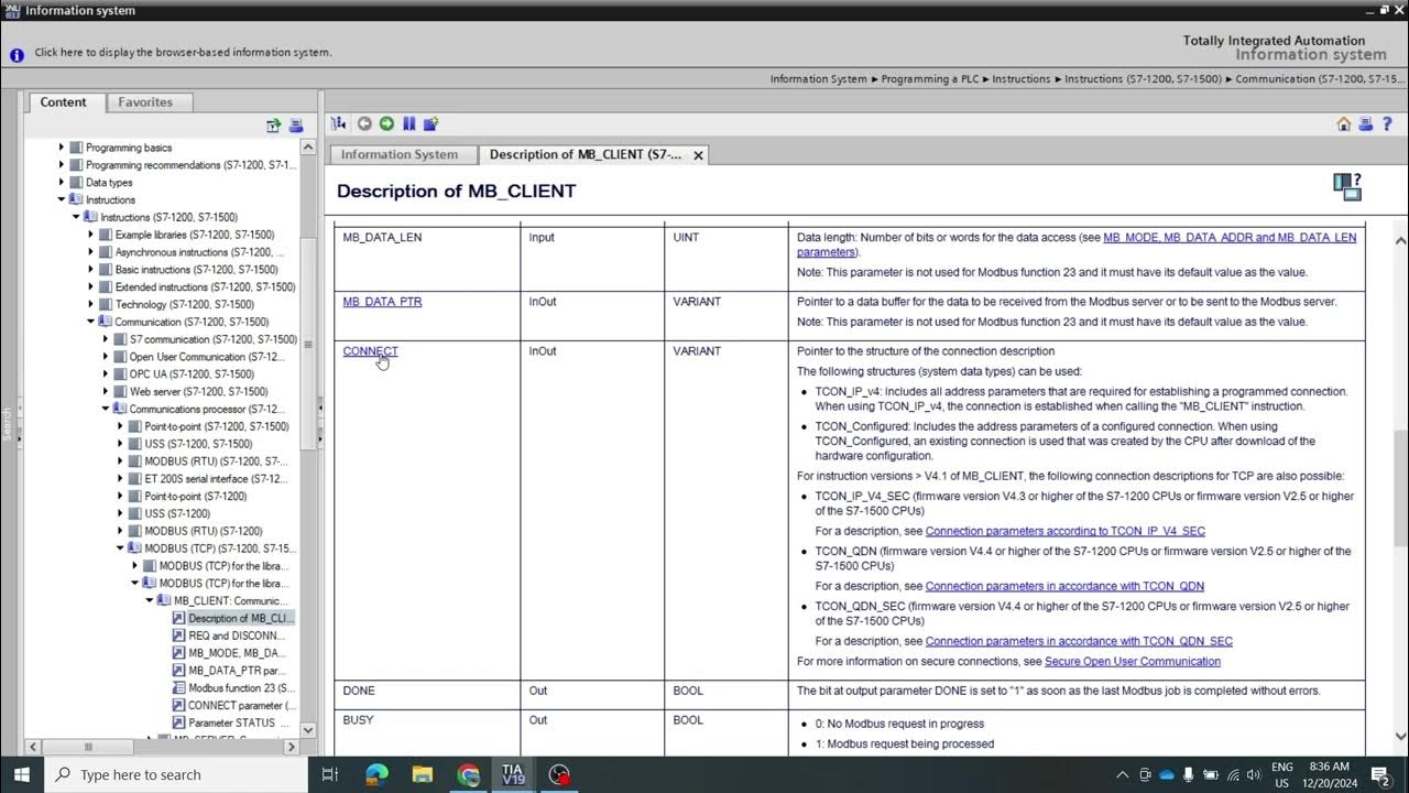 Modbus TCP/IP PLC Siemens (Read/Write Holding Register) in Tia Portal/Part 1 - YouTube