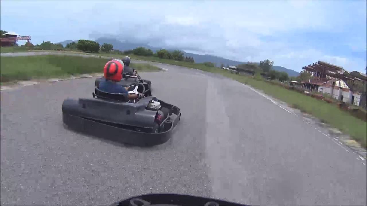go kart racing - YouTube