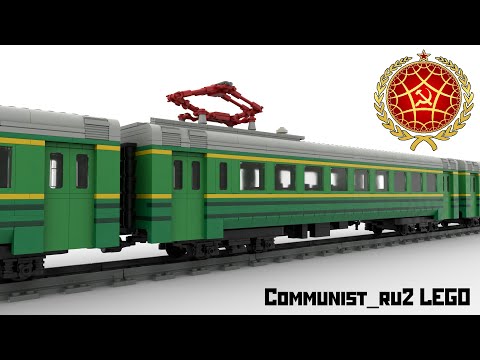 Электропоезд ЭР-2 из ЛЕГО (часть 2) (инструкция по сборке) - YouTube