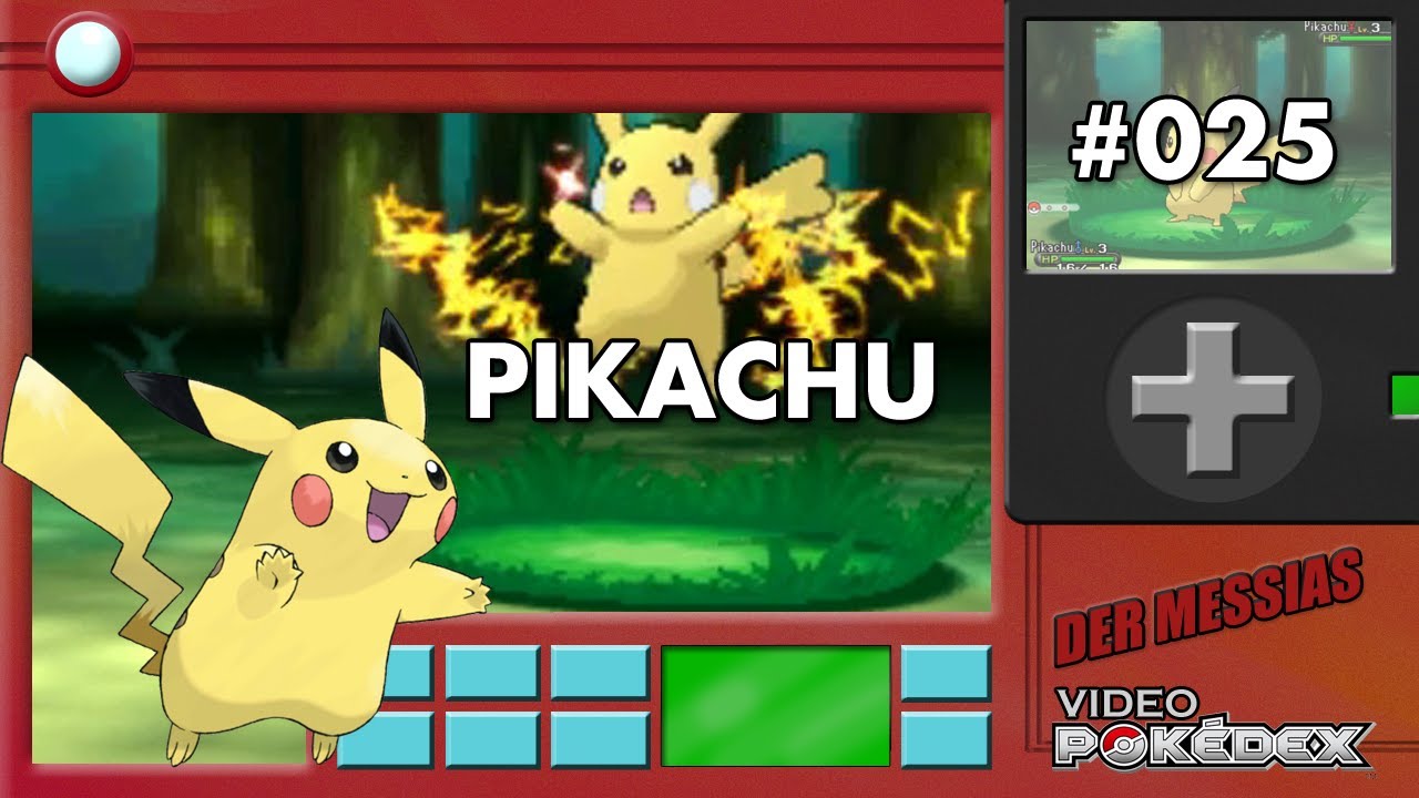 Video Pokédex #025: Pikachu - YouTube