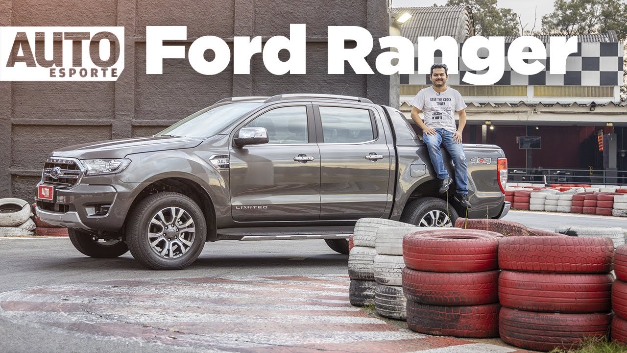 A nova Ford Ranger 2020 em uma pista de kart? - YouTube