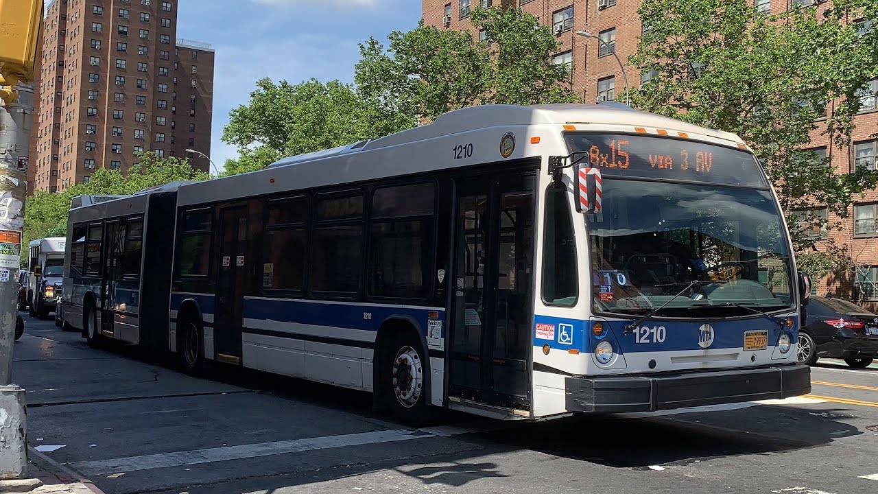 Fordham Plaza Bound 2010 Novabus LFSA 1210 Bx15 Local Bus From West ...