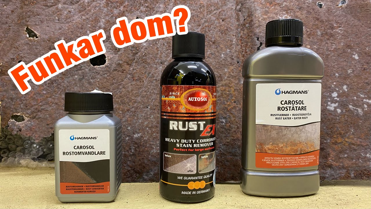 Rostomvandlar och Rostätare är det något att ha för rost borttagning ...