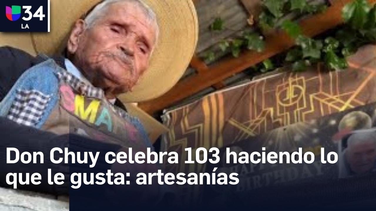 Don Chuy celebra 103 años cantando y tallando figuras: desde Capulina ...