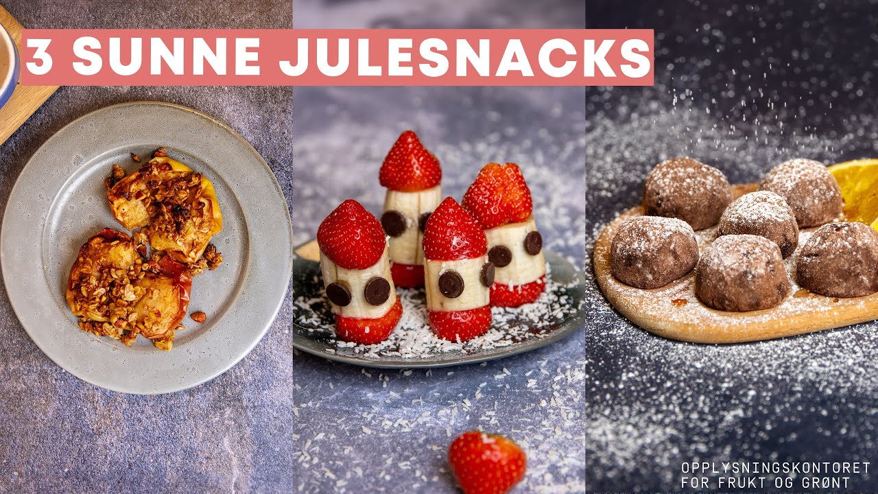 3 SUNNE SNACKS I JULEN! - Iselin Tipser - YouTube