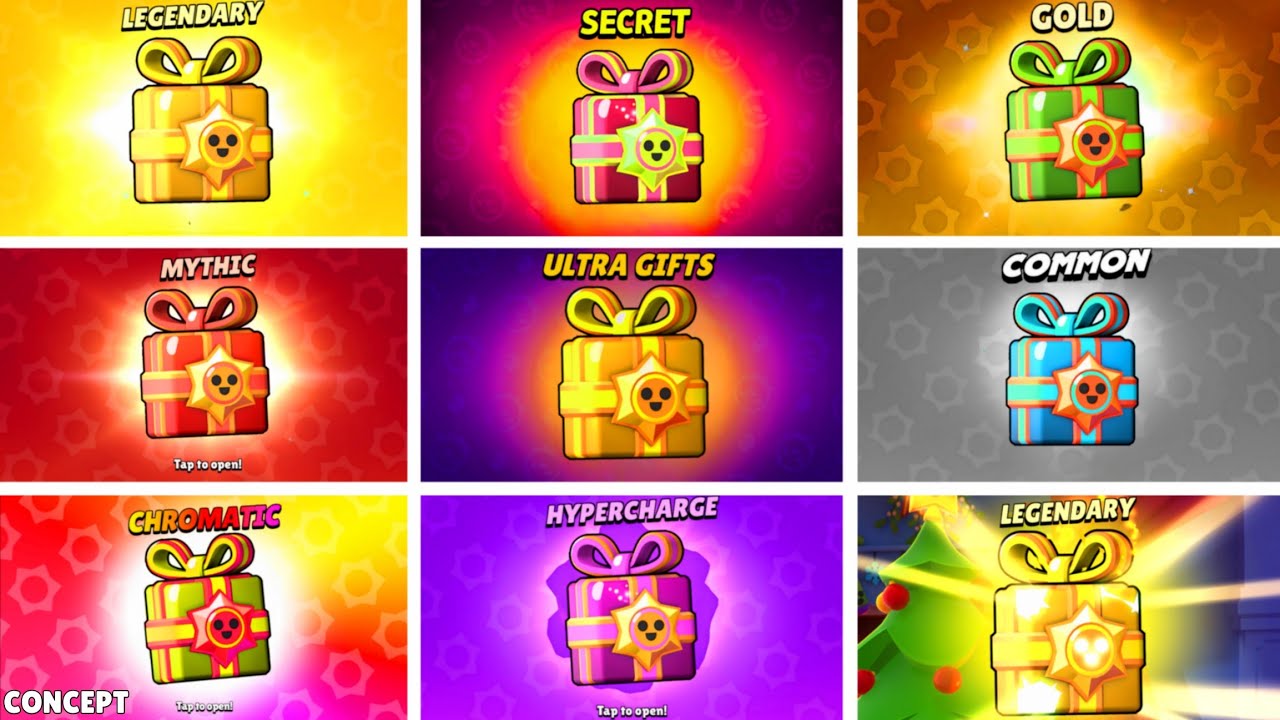 😍Complete All NEW FREE GIFTS!!!🎁 |BRAWLIDAYS GIFTS Brawl Stars|Concept ...