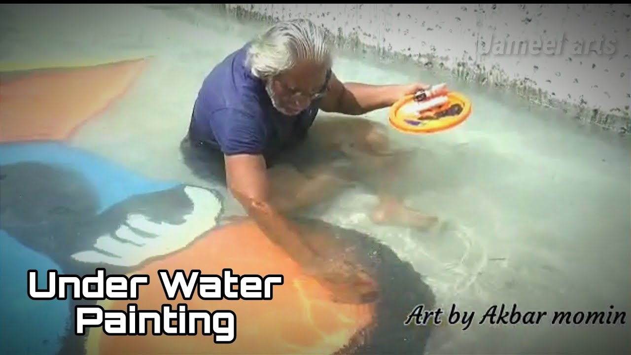 3D Art / Under Water Art / Glue & Glitter Painting / lon Cutting Art ...