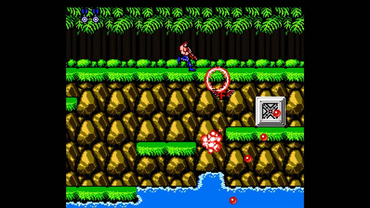 Contra -Level 1- 1988 Gameplay ------------------- By Juegos Viejunos ...