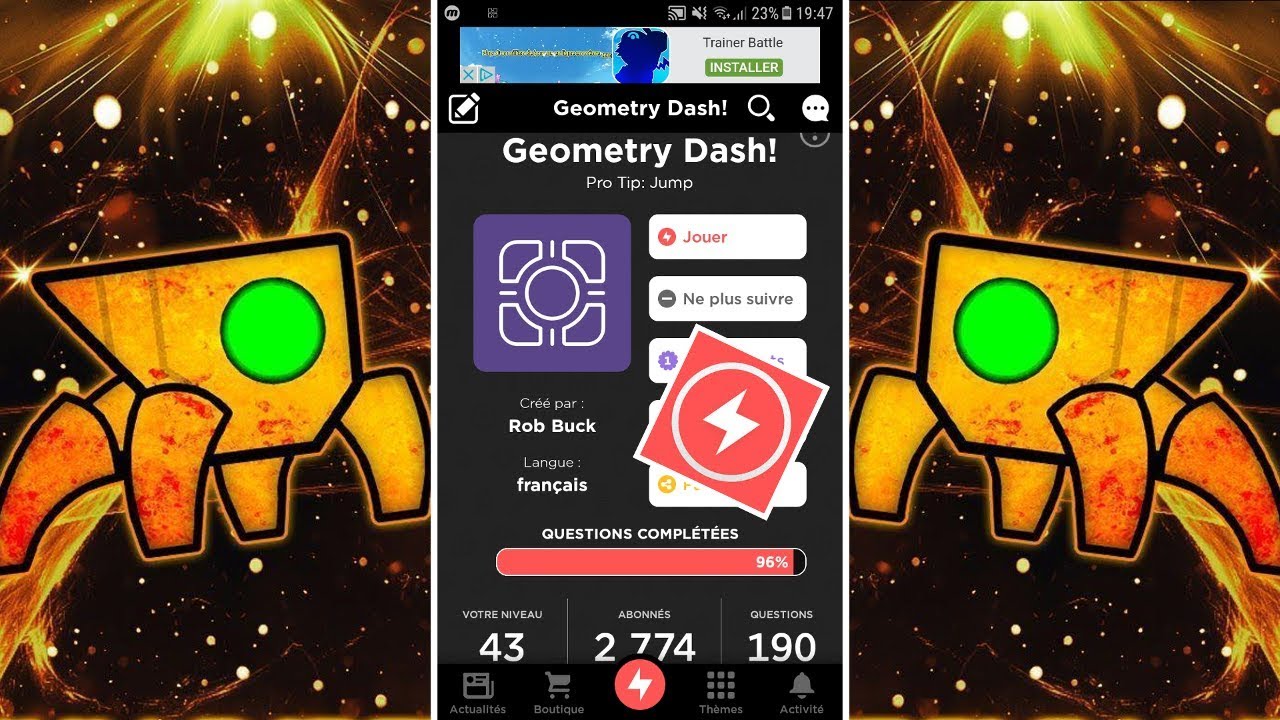 UN QUIZ POUR GEOMETRY DASH ?! | QUIZ UP FR - YouTube