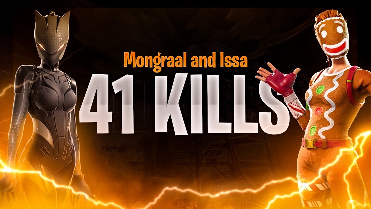 Duo vs Squad 41 Kills with Mongraal | Ghost Issa - YouTube