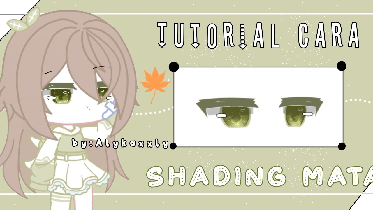 cara Shading Mata ⑅ || (♡) How to Shade eyes (♡) Simple-! || ☆Gacha ...