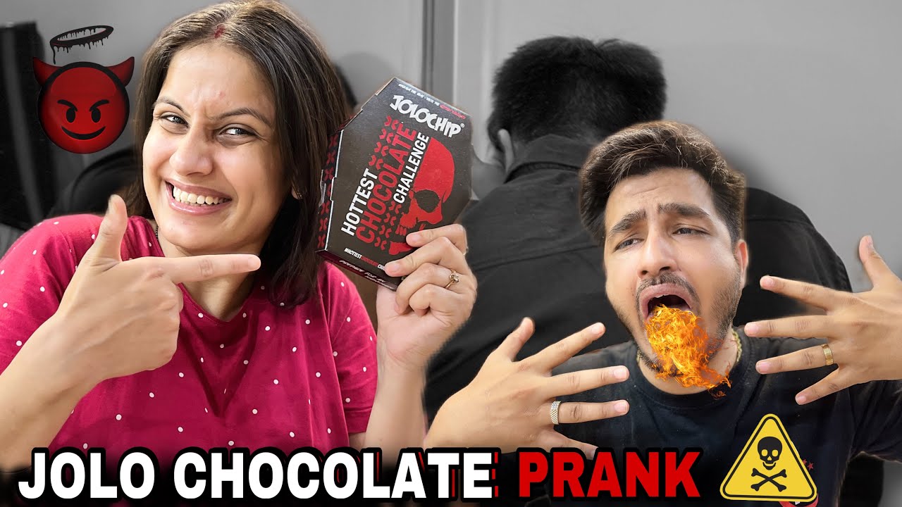 World’s Spiciest Chocolate Extreme Prank on My Husband | Jolo Chip ...