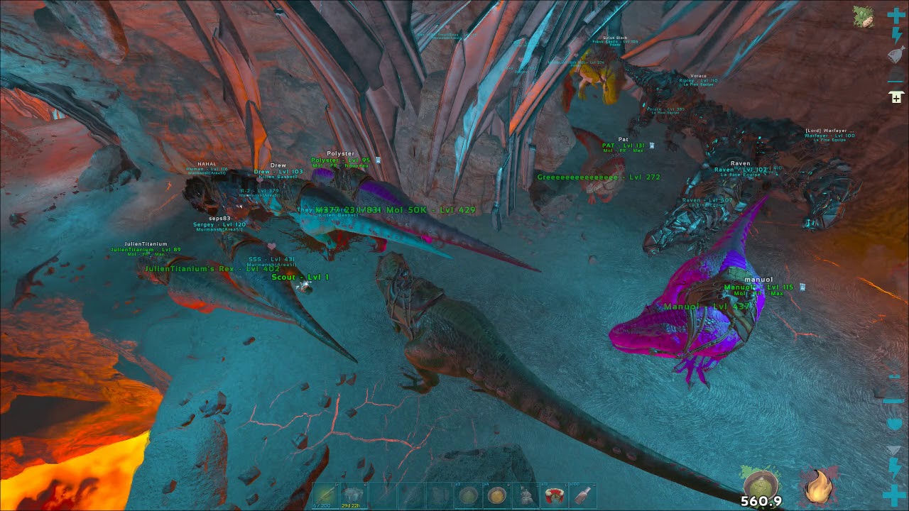 ARK Alpha Tek Cave official Island 45 - YouTube