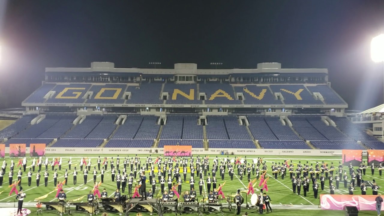 Naval Academy Marching Band Competition 2019 - YouTube
