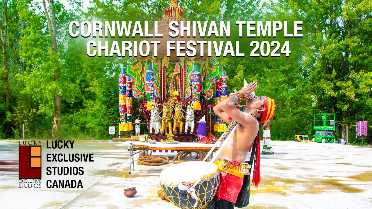 Cornwall Shivan Temple | Chariot Festival 2024 - YouTube