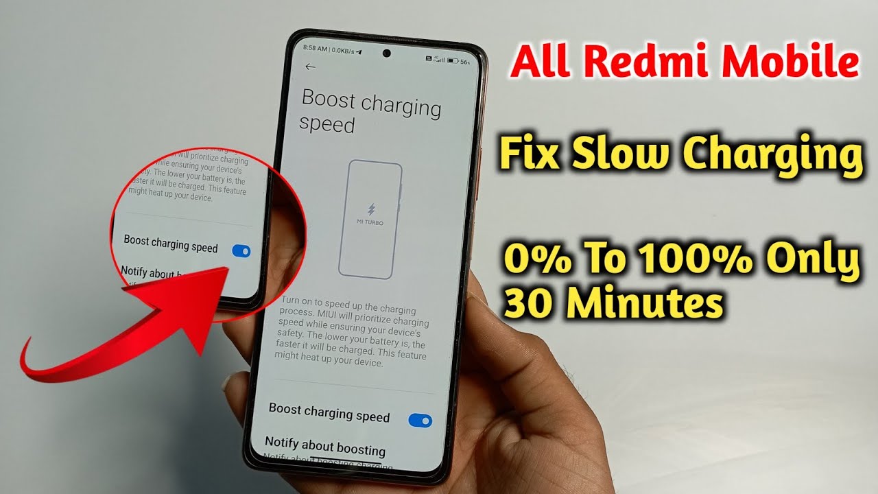 Fix ! Slow Charging All Redmi Mobile | Slow Charging Problem Solution ...