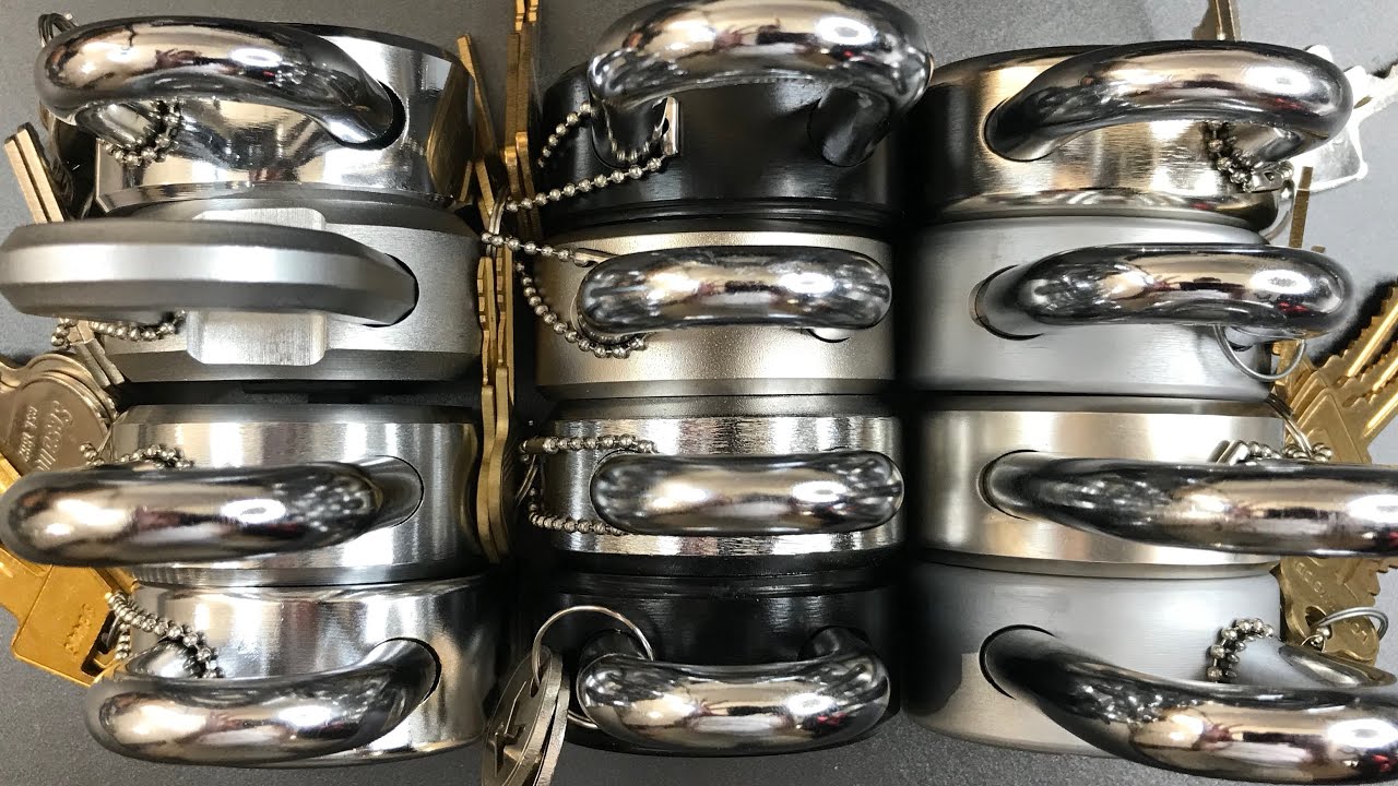 [621] Practice Session with Round Body Padlocks - YouTube