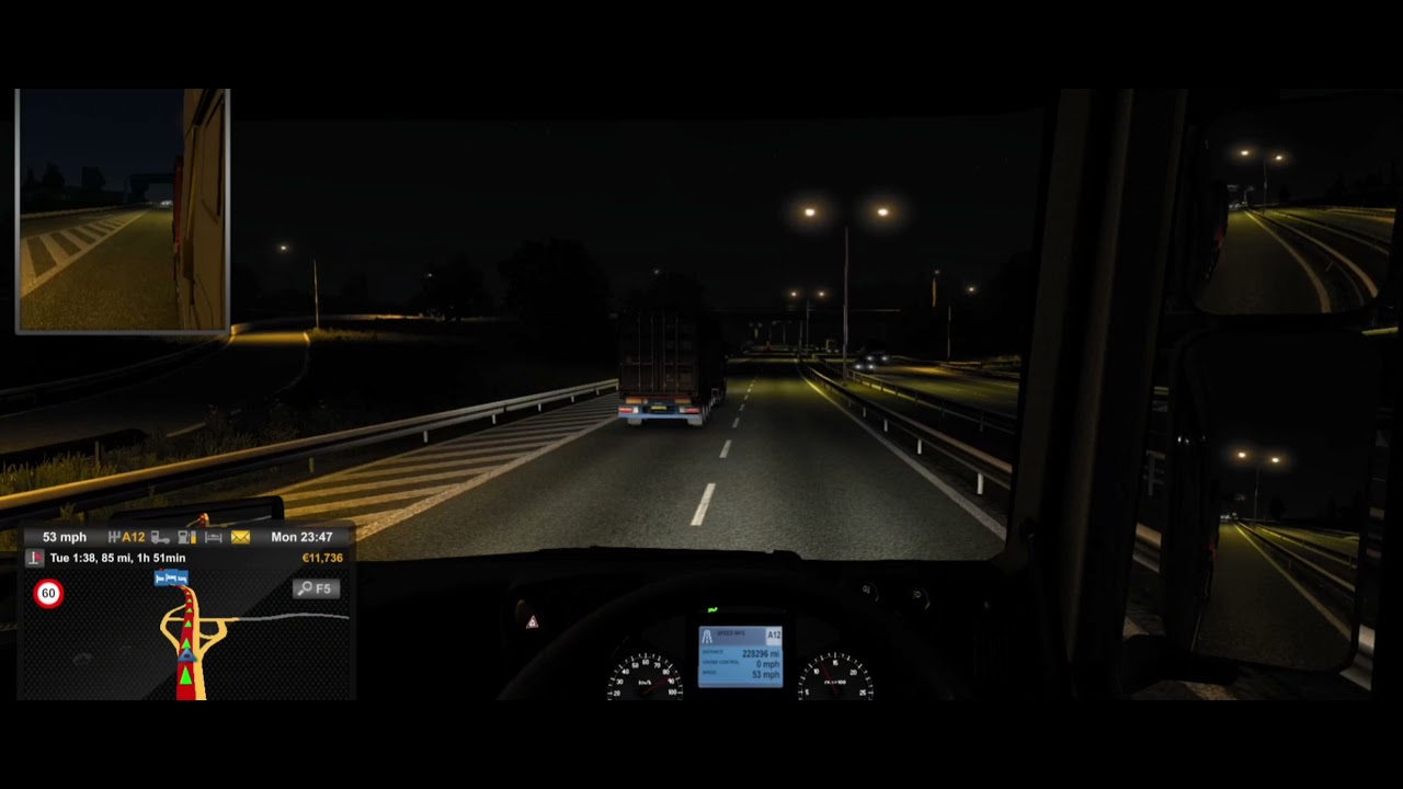Driving Truck at night | ETS2 |Eurotruck - YouTube