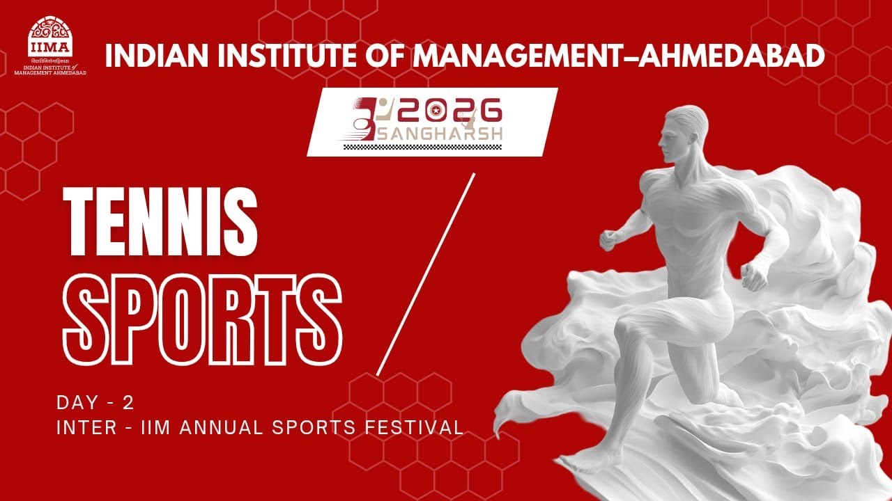 Day-2 Tennis M 2026 ( Inter IIM Sports festival ) iim Ahmedabad Gujarat ...