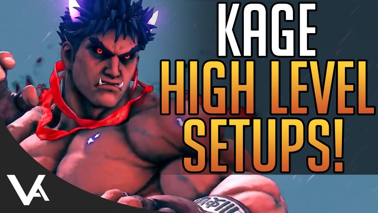 SFV - Kage High Level Setups! Combos, Tech & Mixups Guide For Street ...
