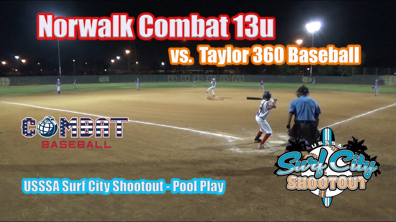 Norwalk Combat 13u vs. Taylor 360 Baseball 09/17/2022 - YouTube