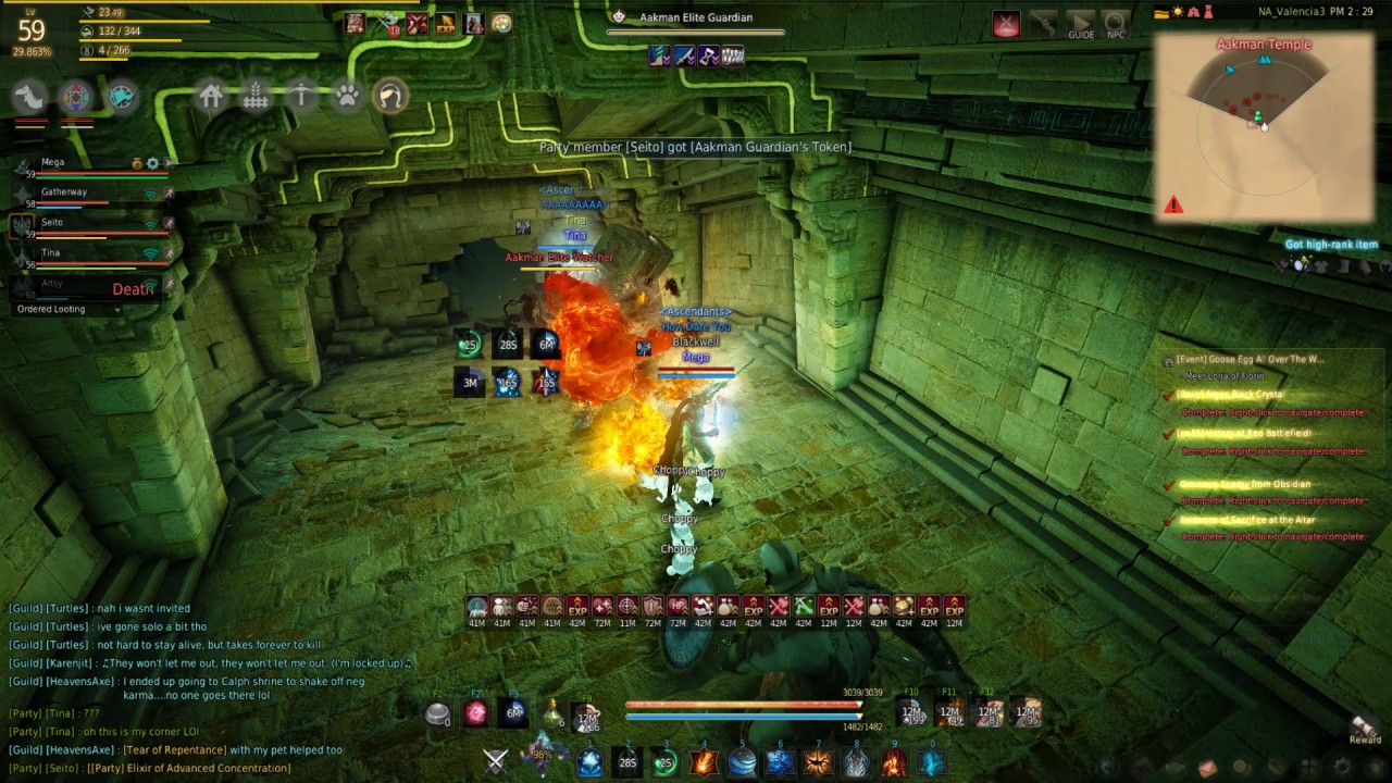 Black Desert Aakman Temple Grind - YouTube