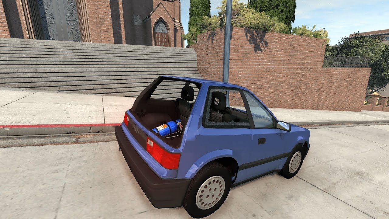 MINI CARRO COM NITRO! BeamNG.drive - YouTube