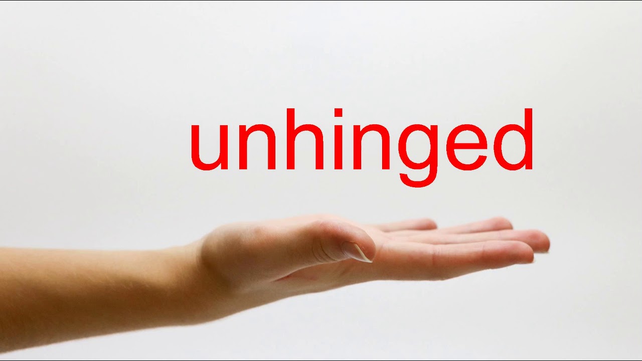 How to Pronounce unhinged - American English - YouTube